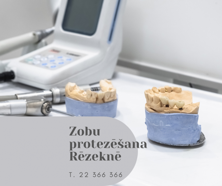 Zobu protezēšana - zobu protēzes • 36,6 medicīnas centrs Rēzeknē